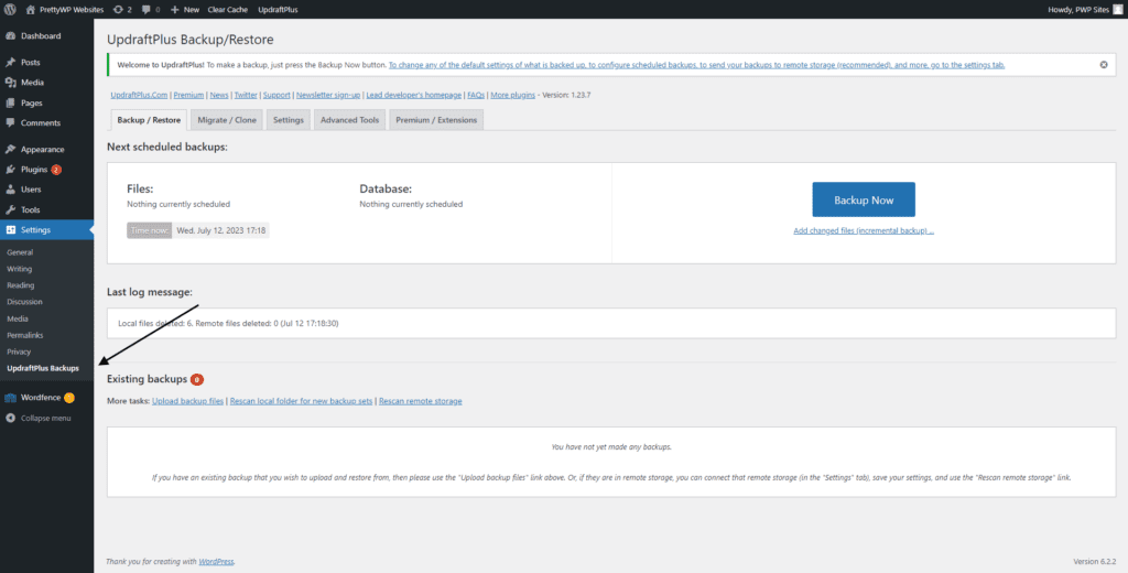 Beginners Guide Setting Up Automated Backups With Updraftplus Prettywp